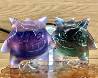 Gengar Crystal Figurine - Etsy