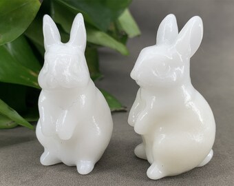 Carved Jade Rabbit - Etsy