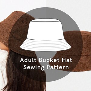 SEWING Pattern Bucket Hat PDF Summer Hat Sewing Pattern 4 Sizes Easy ...