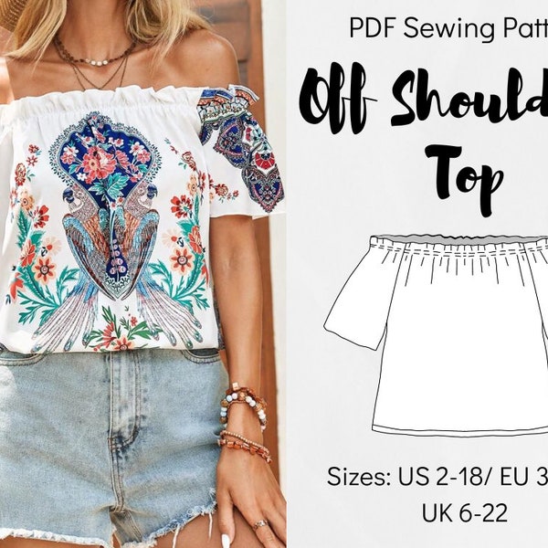 Off Shoulder Top - Etsy