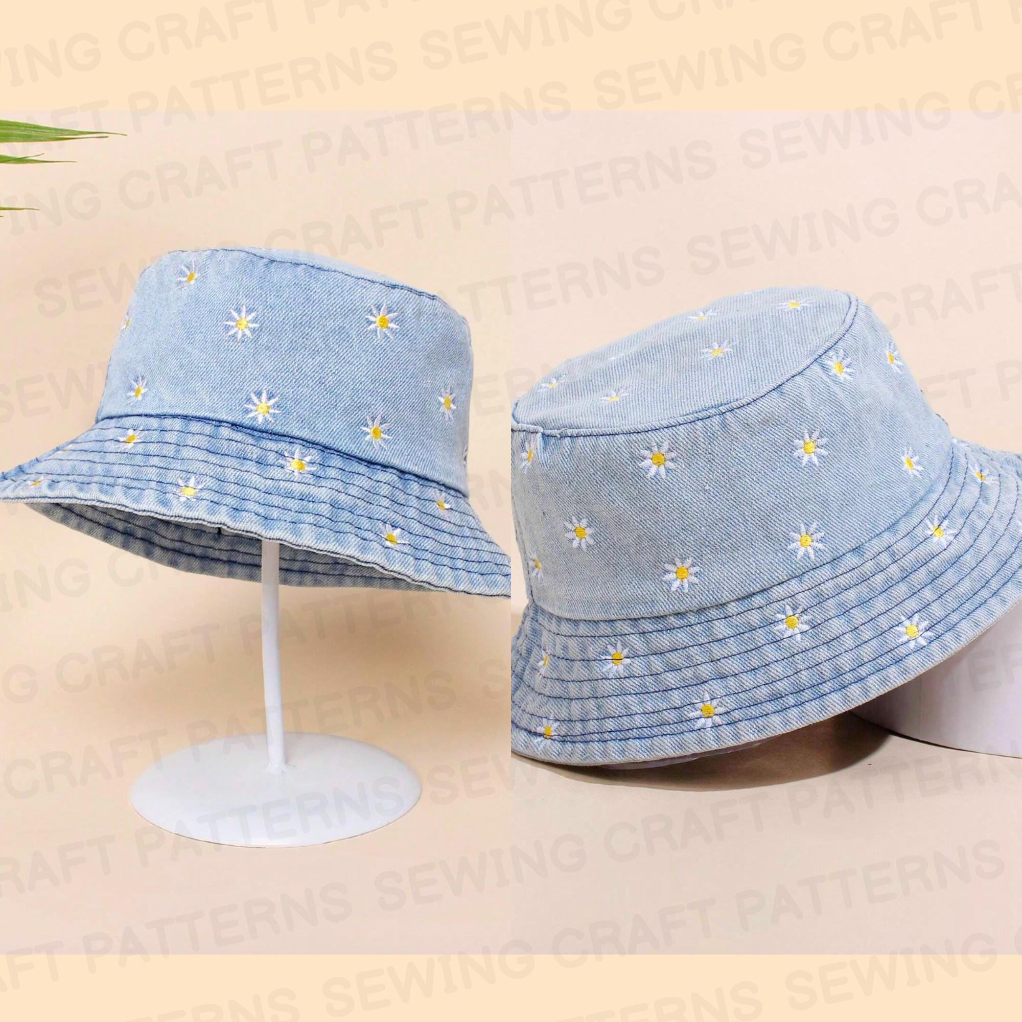 Baby Bucket Hat Sewing Pattern PDF, Summer Hat Sewing Pattern, 4 Sizes ...