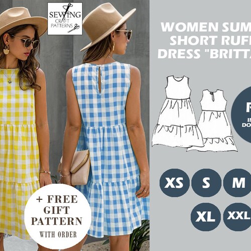 Perth Dress/blouse Pdf Sewing Pattern Size 36-46 - Etsy