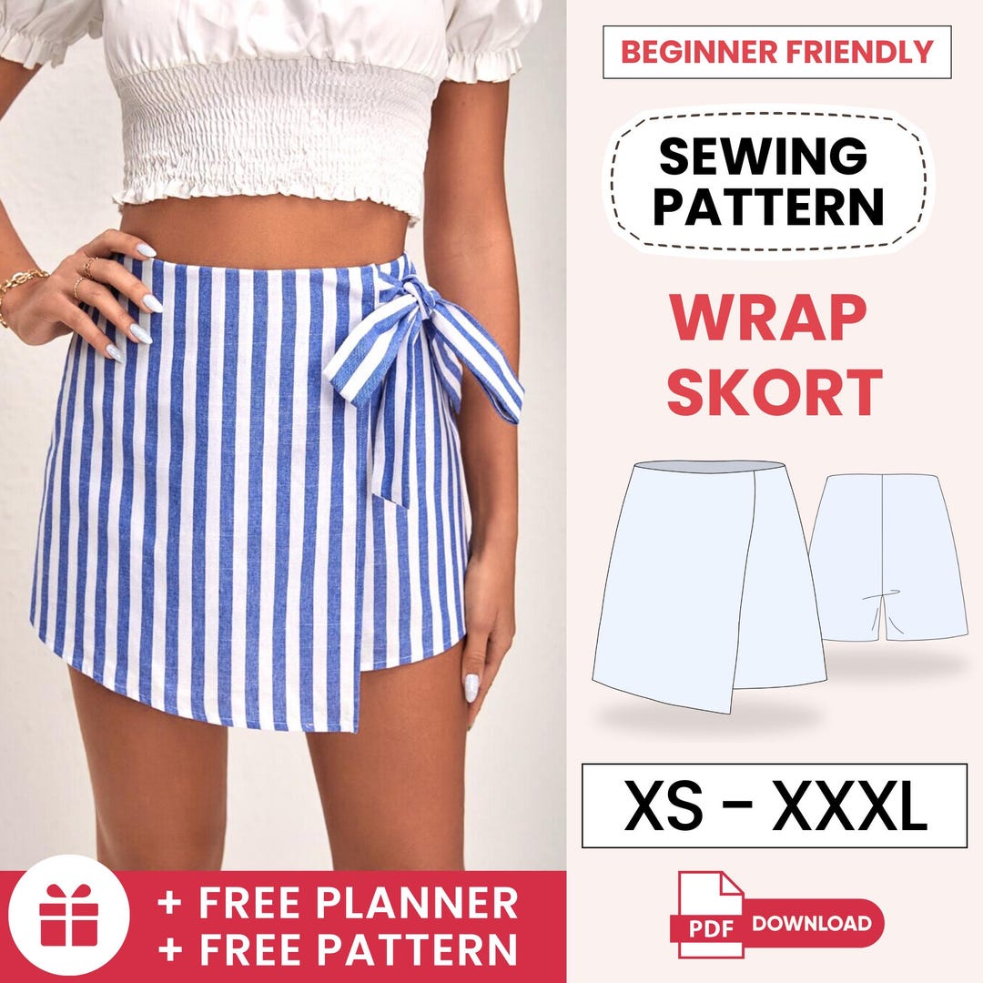 Skirt Sewing Pattern | Sewing Pattern for Women PDF | Womens Skirt ...