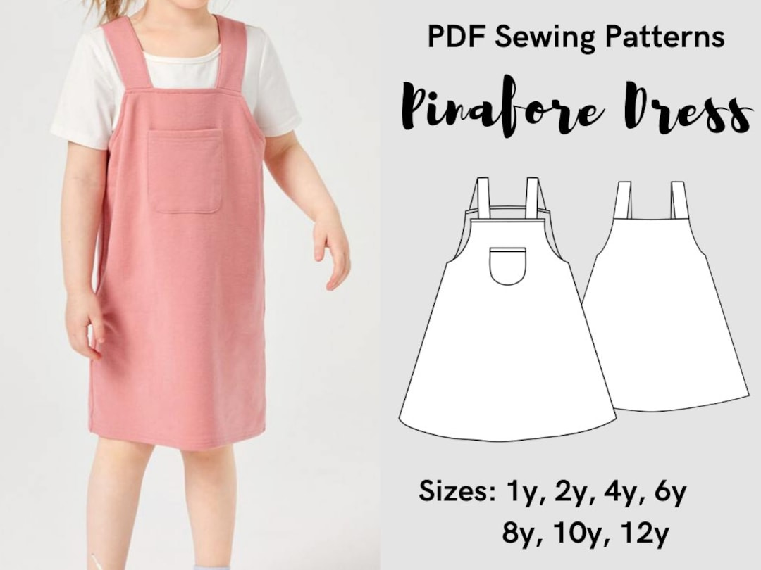 PATTERN Baby Pinafore Dress Baby Dress Pattern PDF Sewing - Etsy