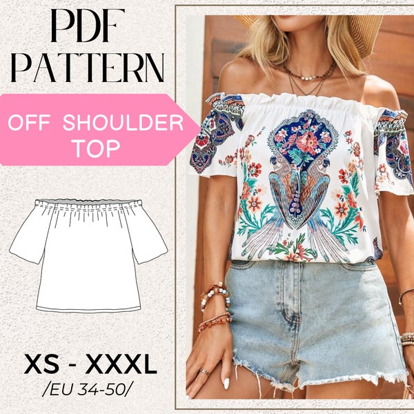 Pdf Sewing Patterns for Women Top - Etsy