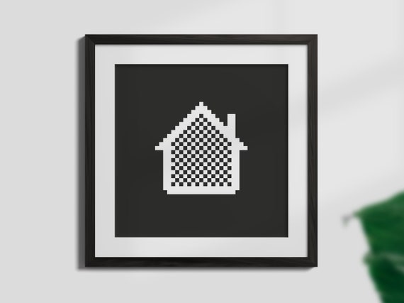 Home Pixel Art Limited Edition Giclée Print - Etsy