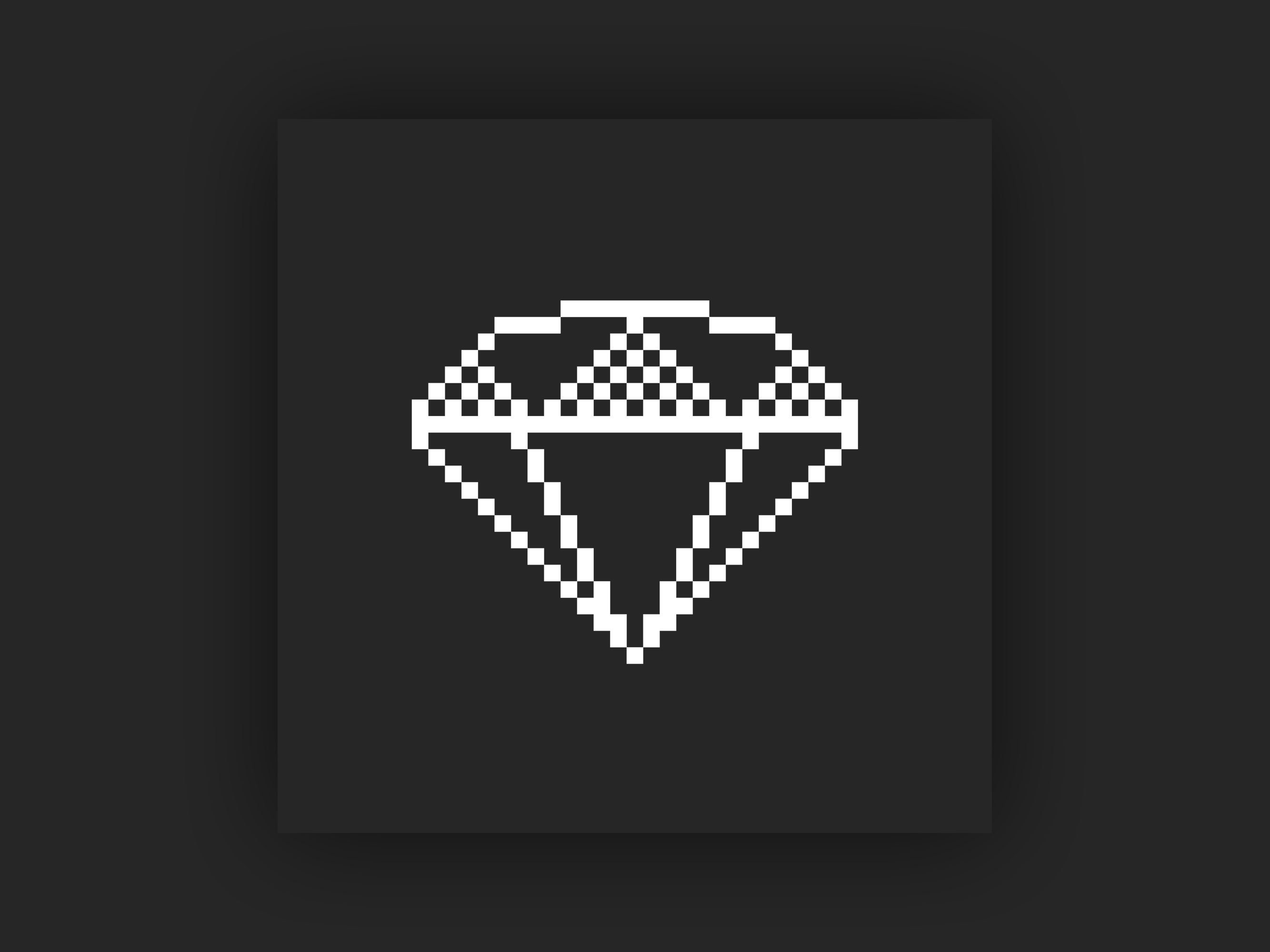 Diamond Pixel Art - Limited Edition Giclée Print - Etsy