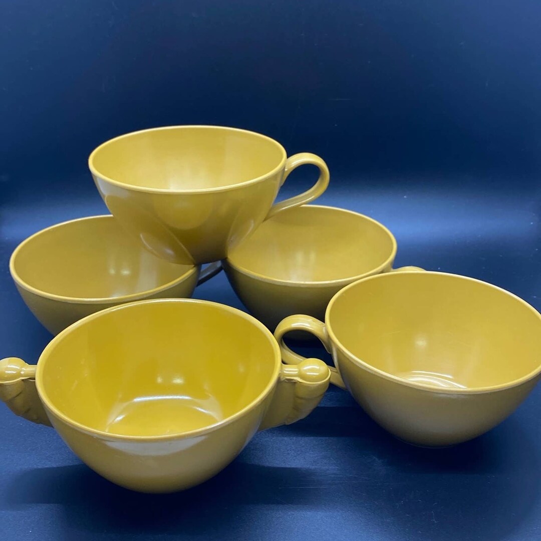 Lenox Lenox Ware Melmac Melamine Coffee/tea Cups Set of Four With Small ...