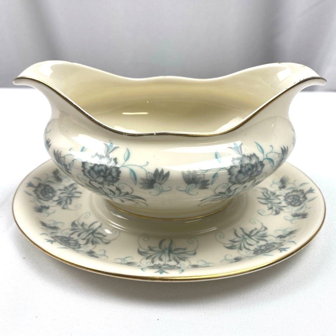 Castleton China Caprice Pattern Gravy Boat With Attached Underplate ...
