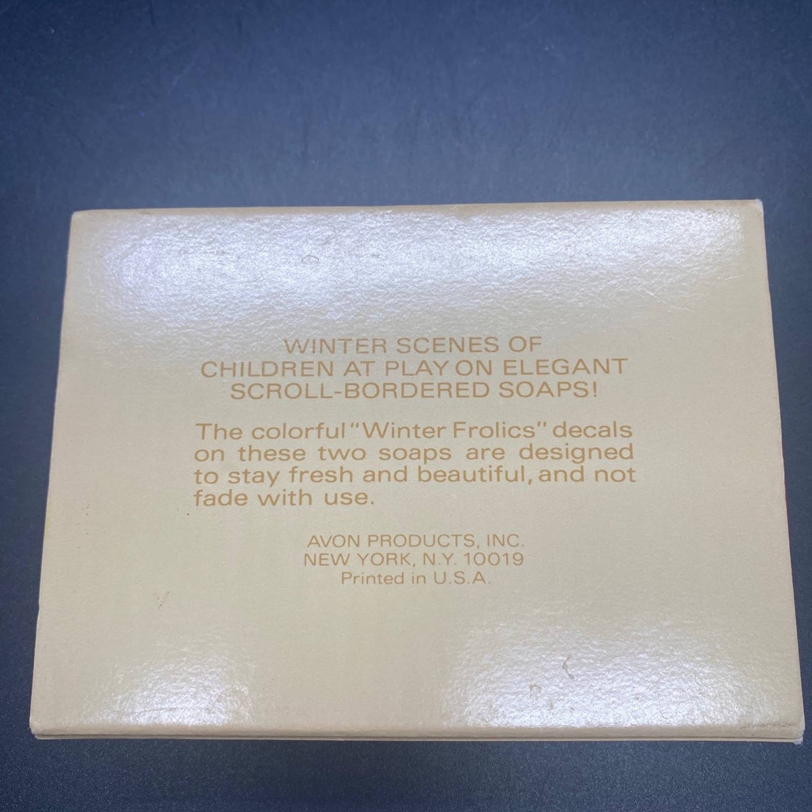 1970s Avon Winter Victorian Frolics Vintage Set of Two Soaps With ...