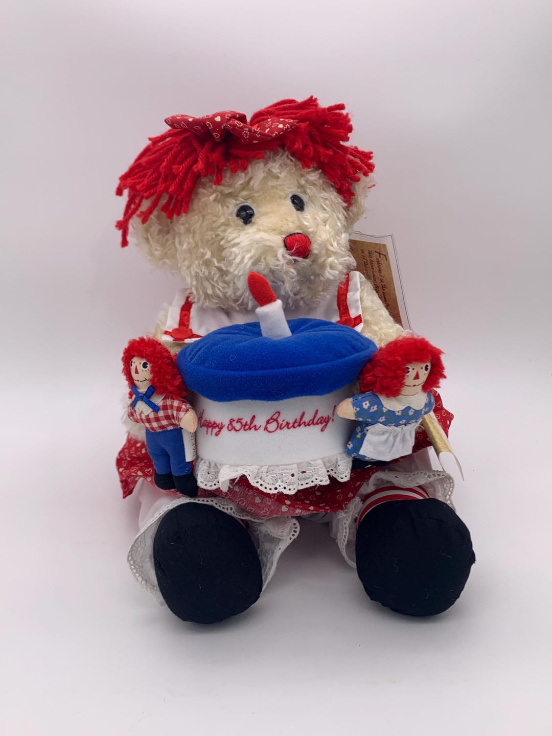 DAKIN Signature Collection Raggedy Ann Bear With 2 Special Friends Ann ...