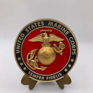 United States Marine Corps Semper Fidelis 7”X7” Emblem Decal Sticker - Etsy