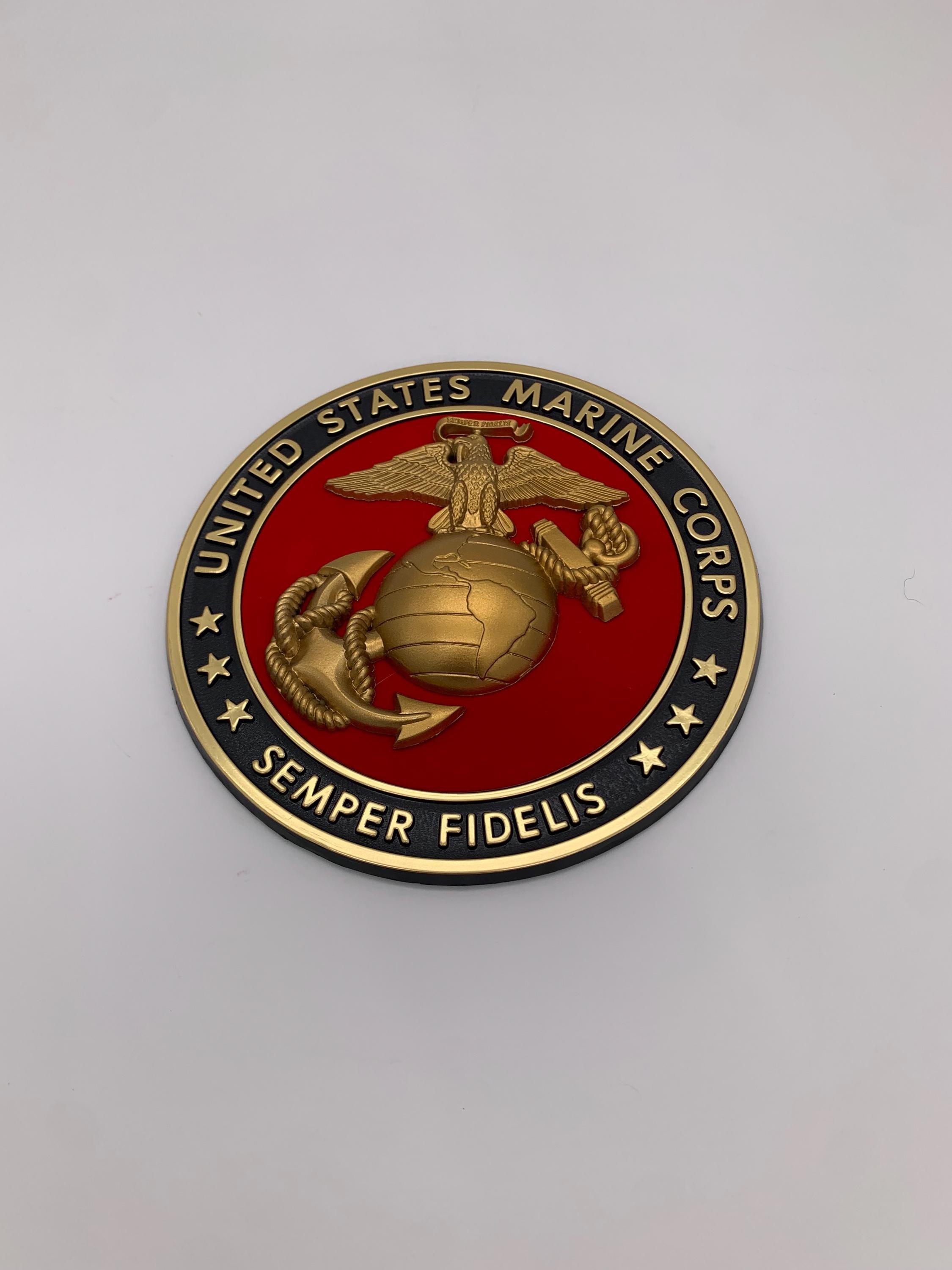 United States Marine Corps Semper Fidelis 7”X7” Emblem Decal Sticker - Etsy