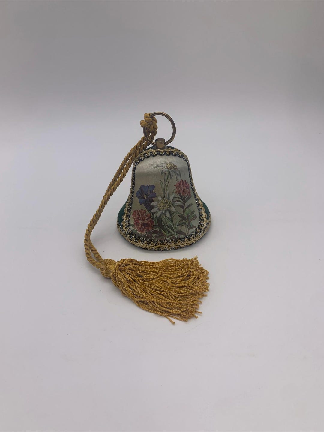 Vintage Victorian Antique Wind up REUGE Musical Bell Ornament Figurine ...