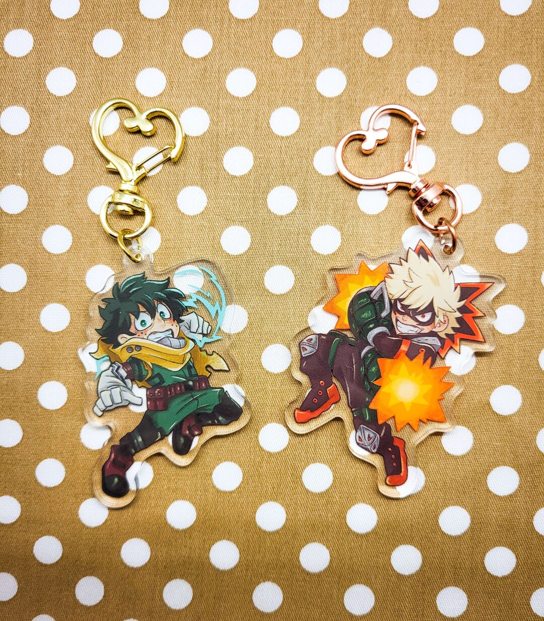 MHA Keychains - Etsy