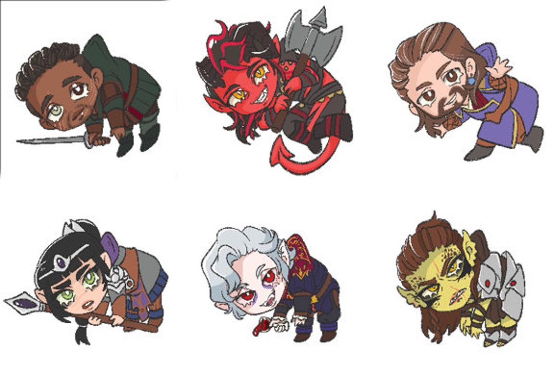 BG3 Hanging Companion Keychain - Etsy