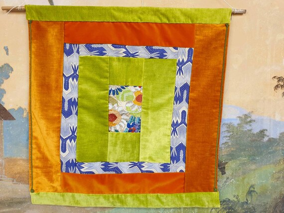 Tapestry with embroidery | Etsy