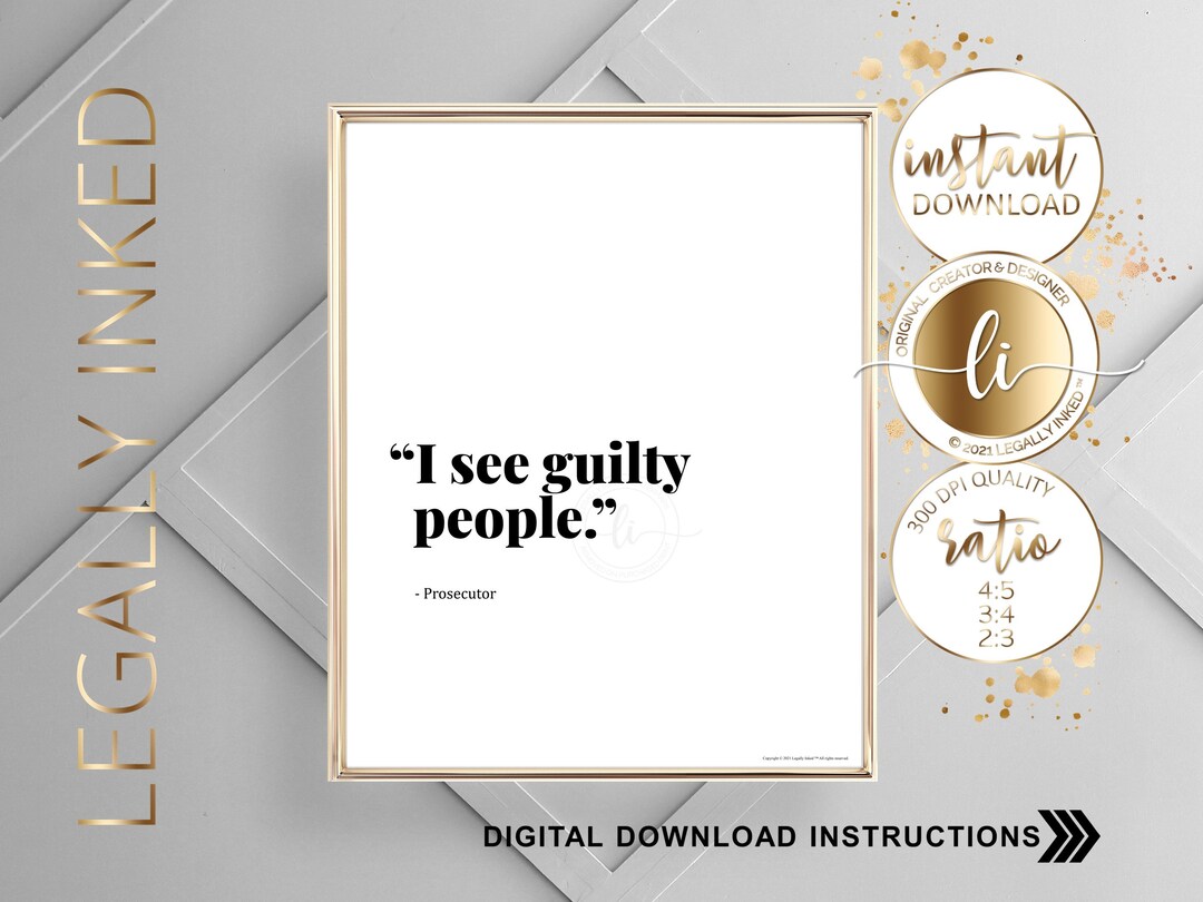 I See Guilty People | Prosecutor | Law Office Décor | Legal Humor | Law ...