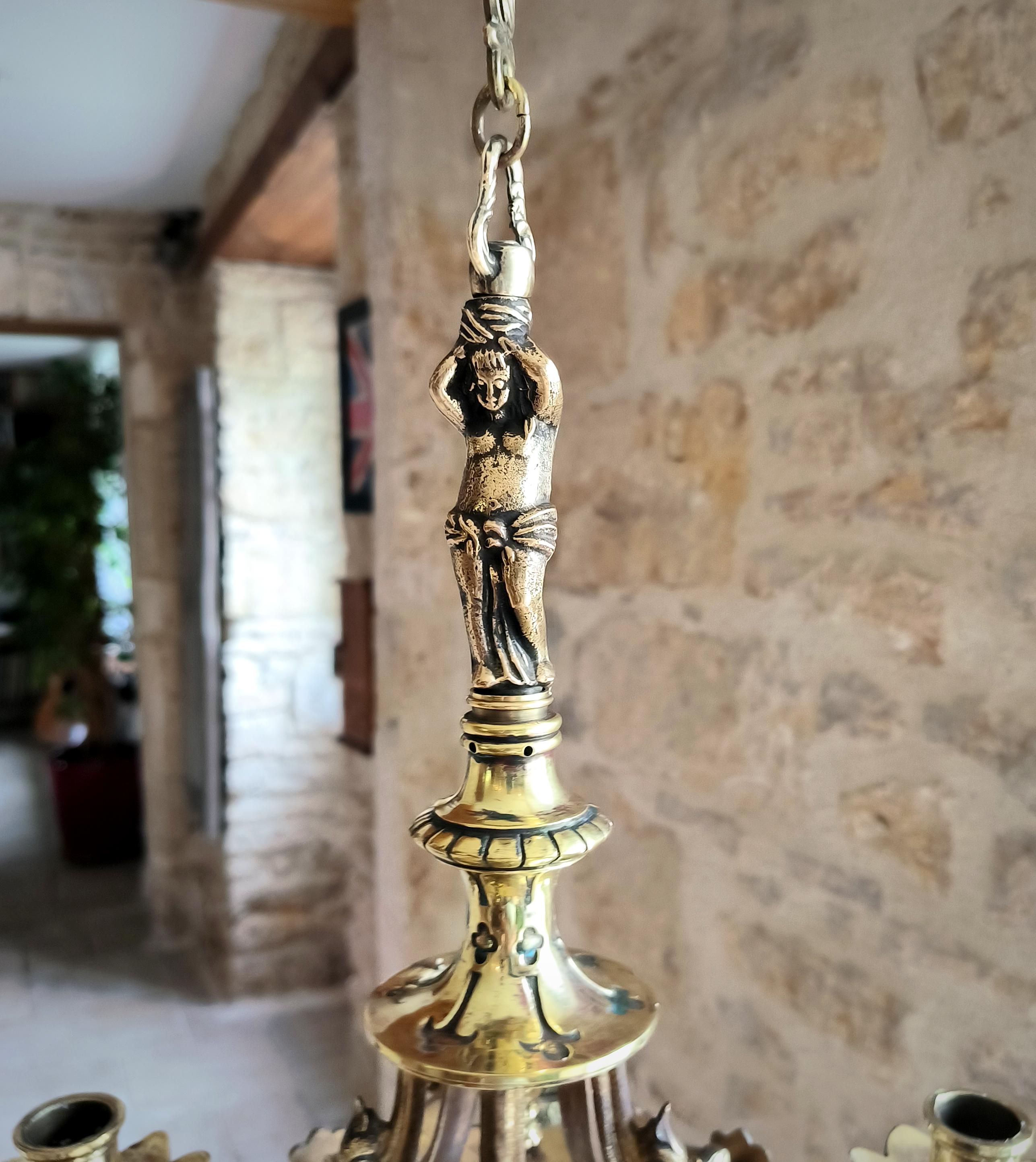 Utterly Gorgeous, Rare, Antique, French, Bronze, Ecclesiastical, 5 ...