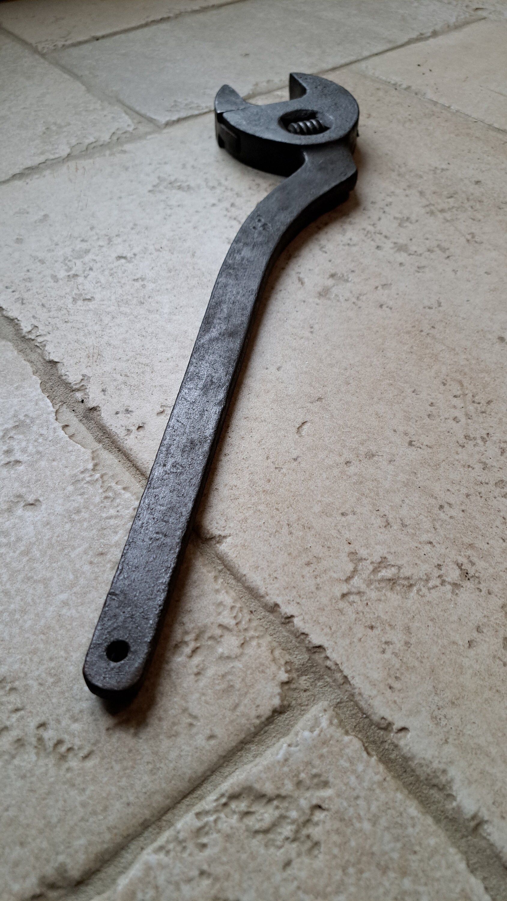 Beautiful Vintage French Iron Adjustable Spanner / Monkey - Etsy