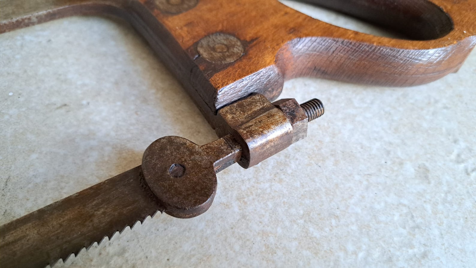 Stunning, Antique, French, Butchers Bone Saw. Circa Late 1800's / Early ...