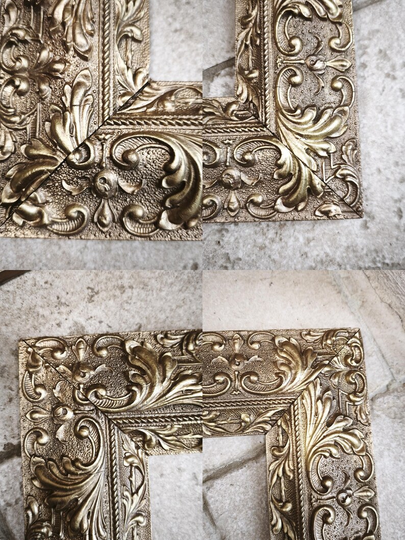 Beautiful Pair of Large, Antique French, Rococo Style Wood and Plaster Frames. Circa Early 1900 ...