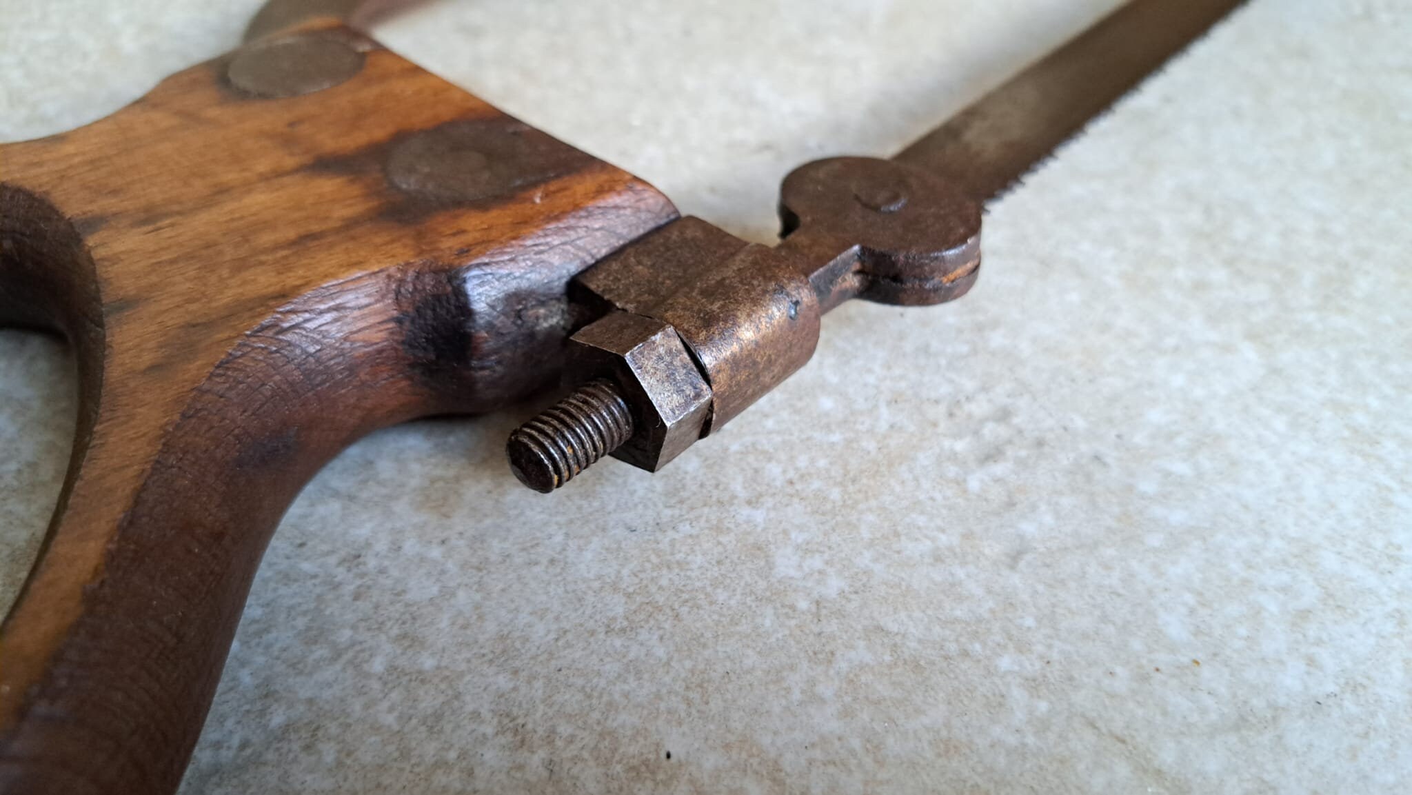 Stunning, Antique, French, Butchers Bone Saw. Circa Late 1800's / Early ...