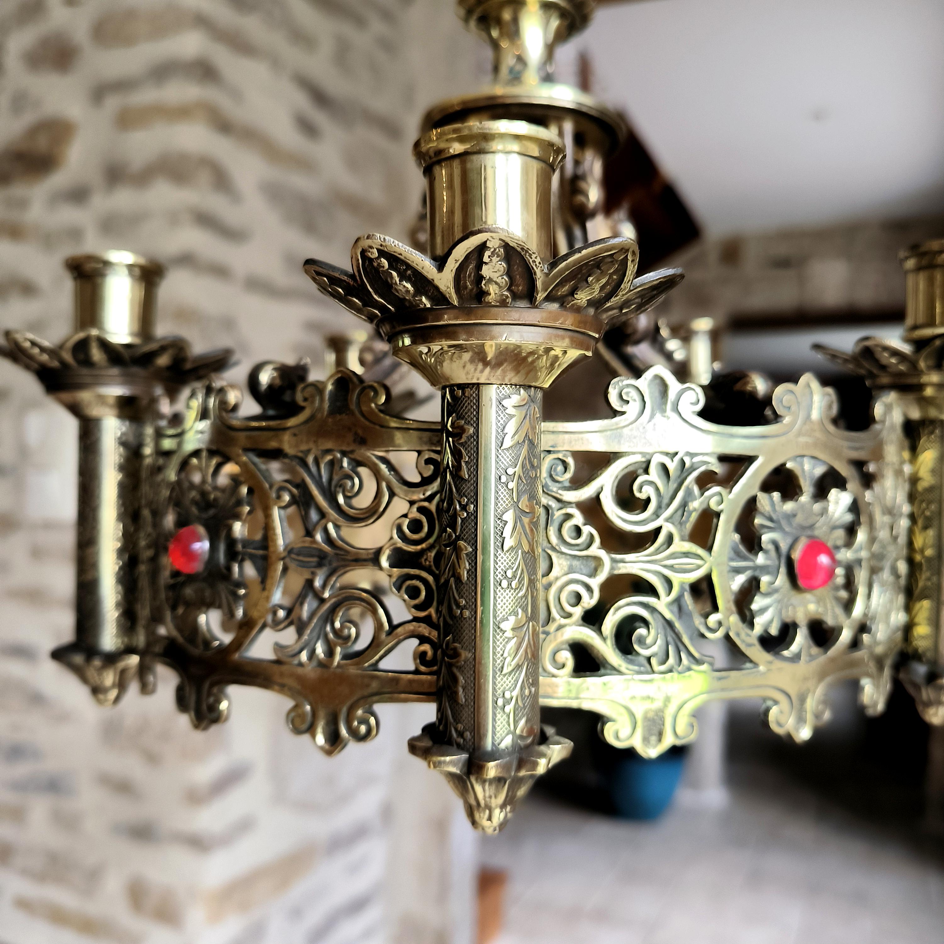 Utterly Gorgeous, Rare, Antique, French, Bronze, Ecclesiastical, 5 ...