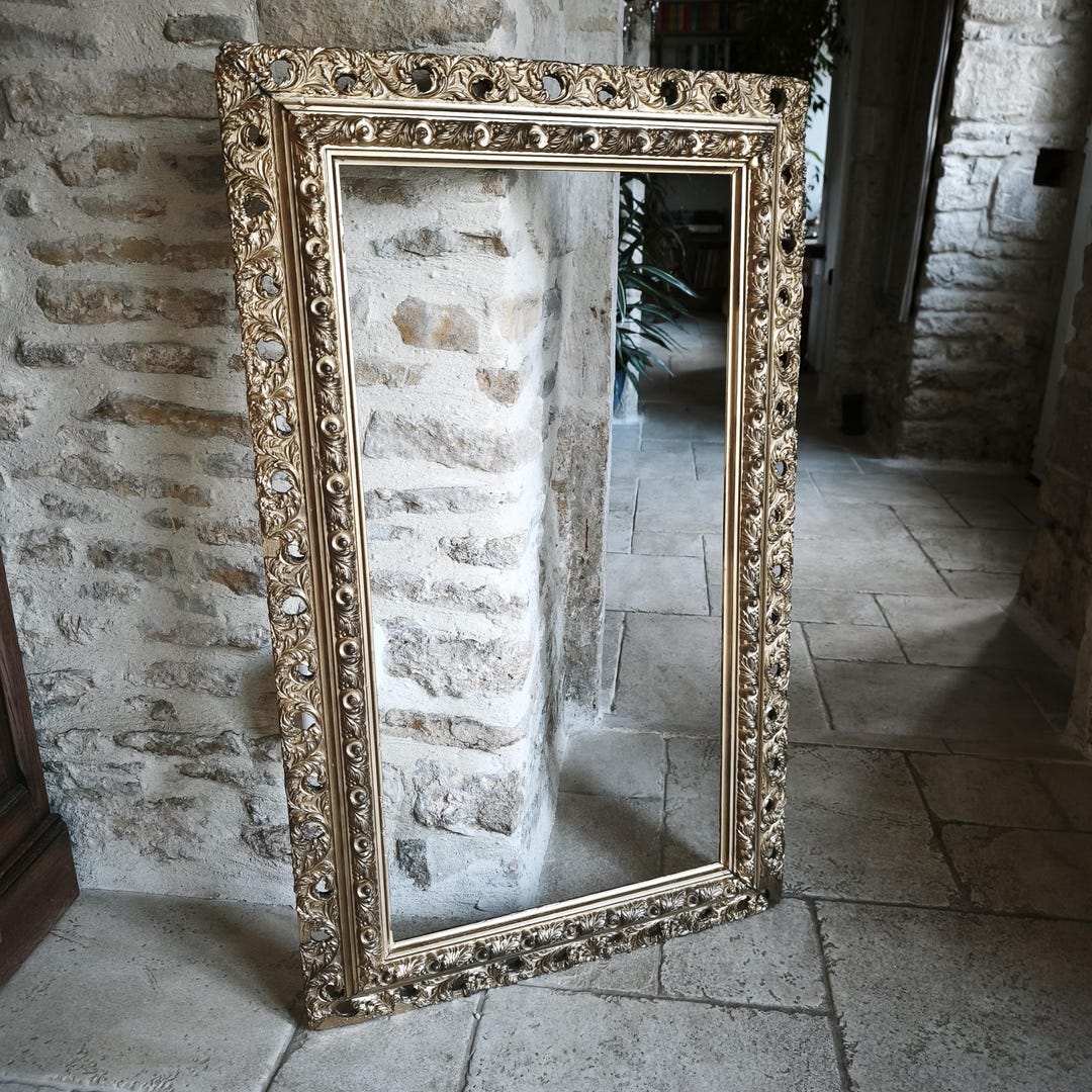 Magnificent, Large, Antique French, Rococo Style Wood and Plaster Frame ...