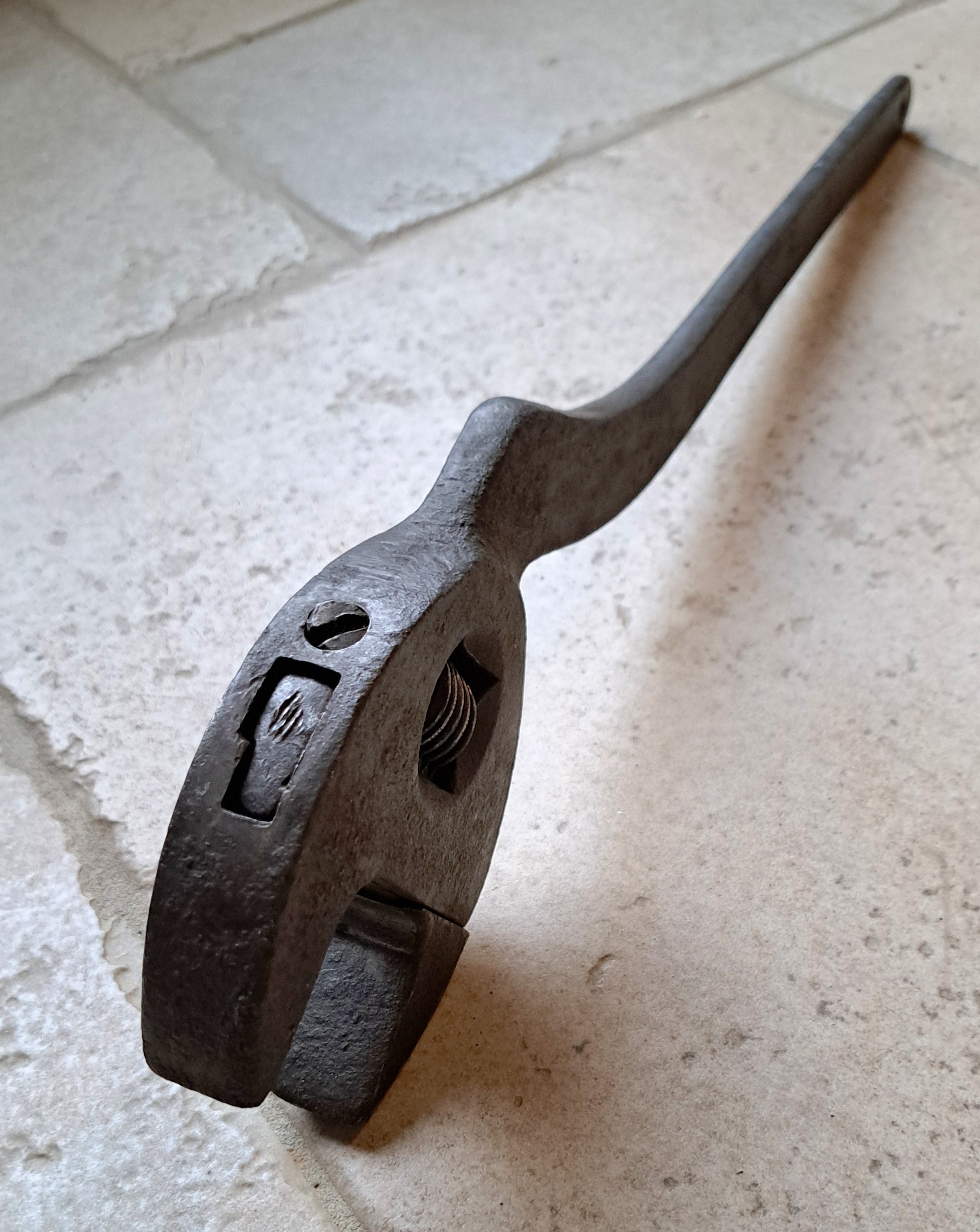 Beautiful Vintage French Iron Adjustable Spanner / Monkey - Etsy