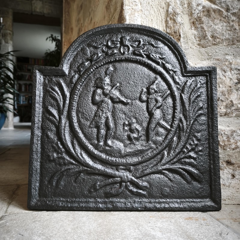Cast Iron Fireplace Back Plate - Etsy