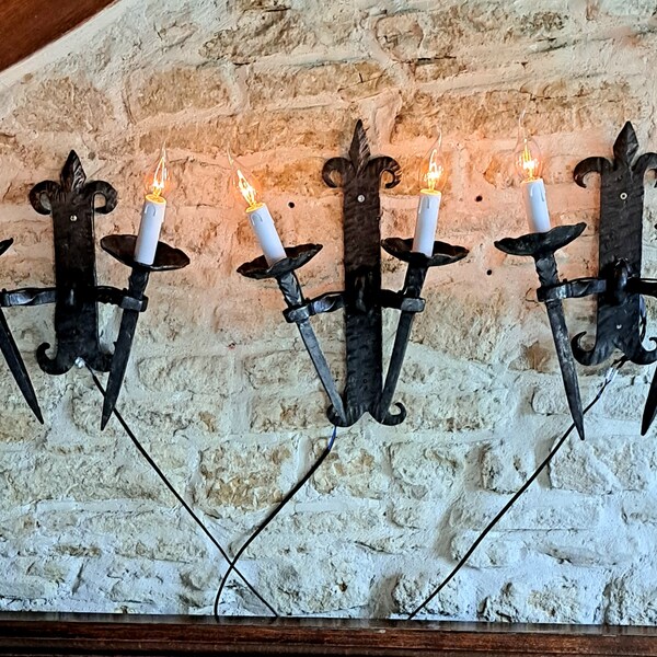 Medieval Wall Sconce - Etsy