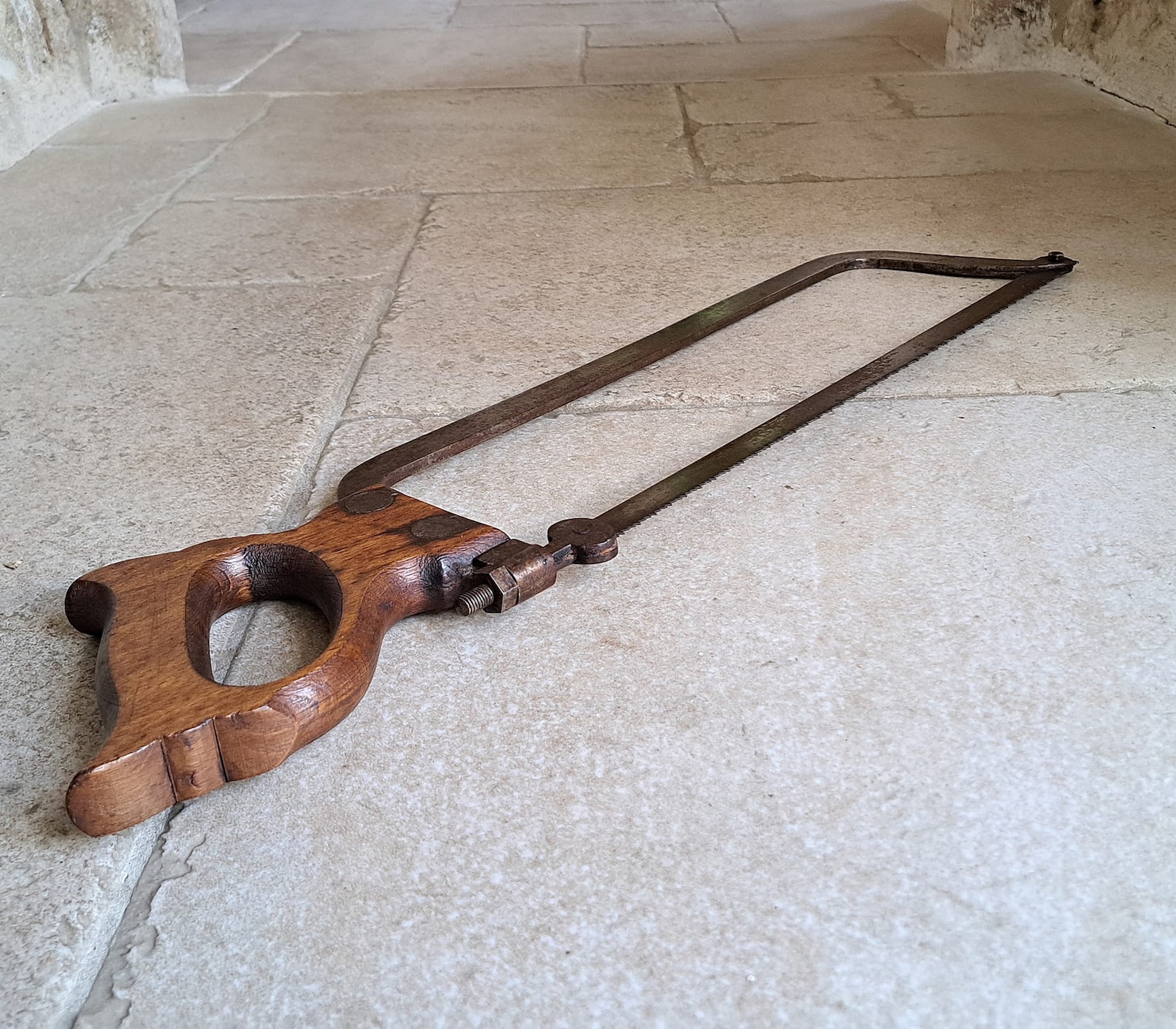 Stunning, Antique, French, Butchers Bone Saw. Circa Late 1800's / Early ...