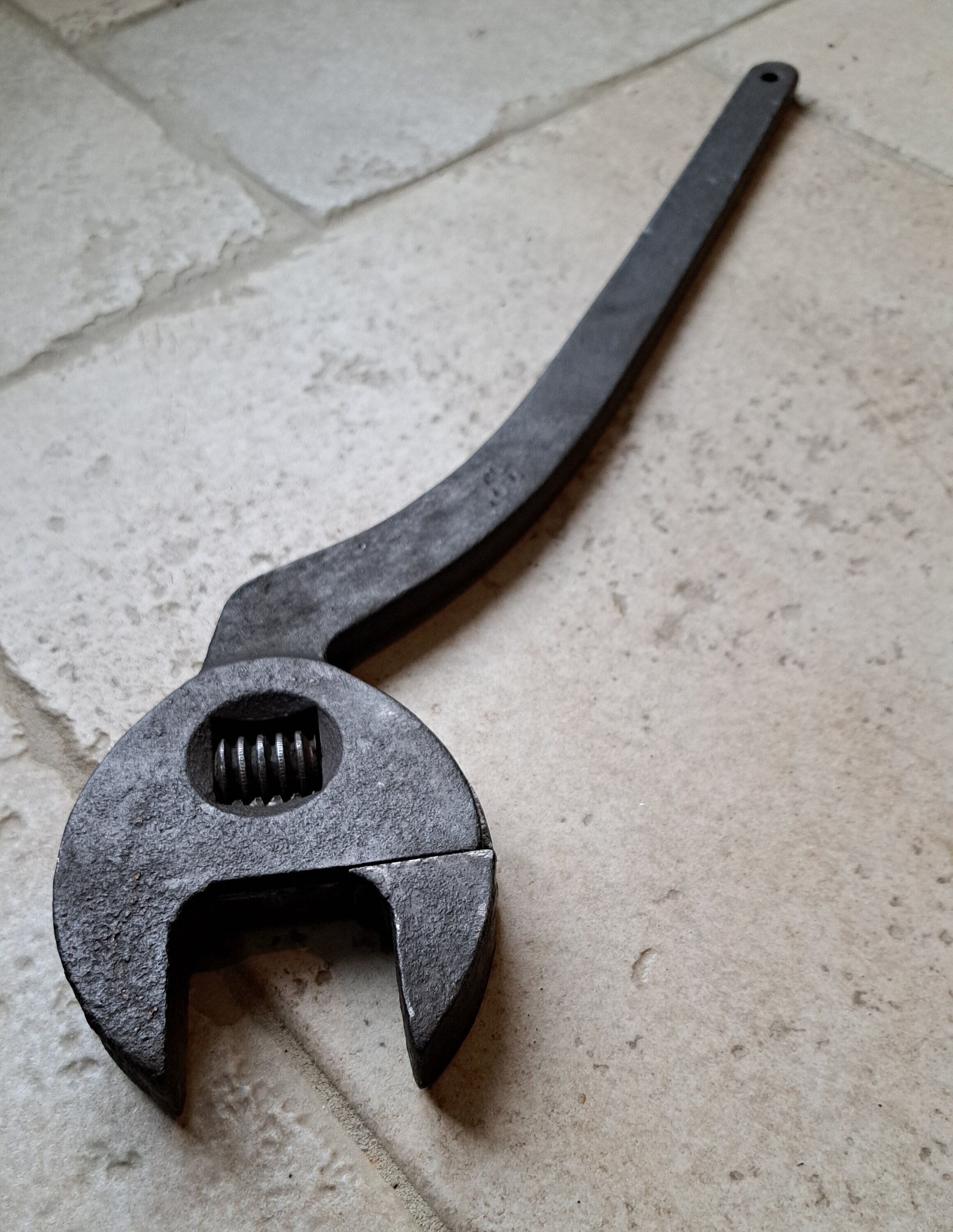 Beautiful Vintage French Iron Adjustable Spanner / Monkey - Etsy