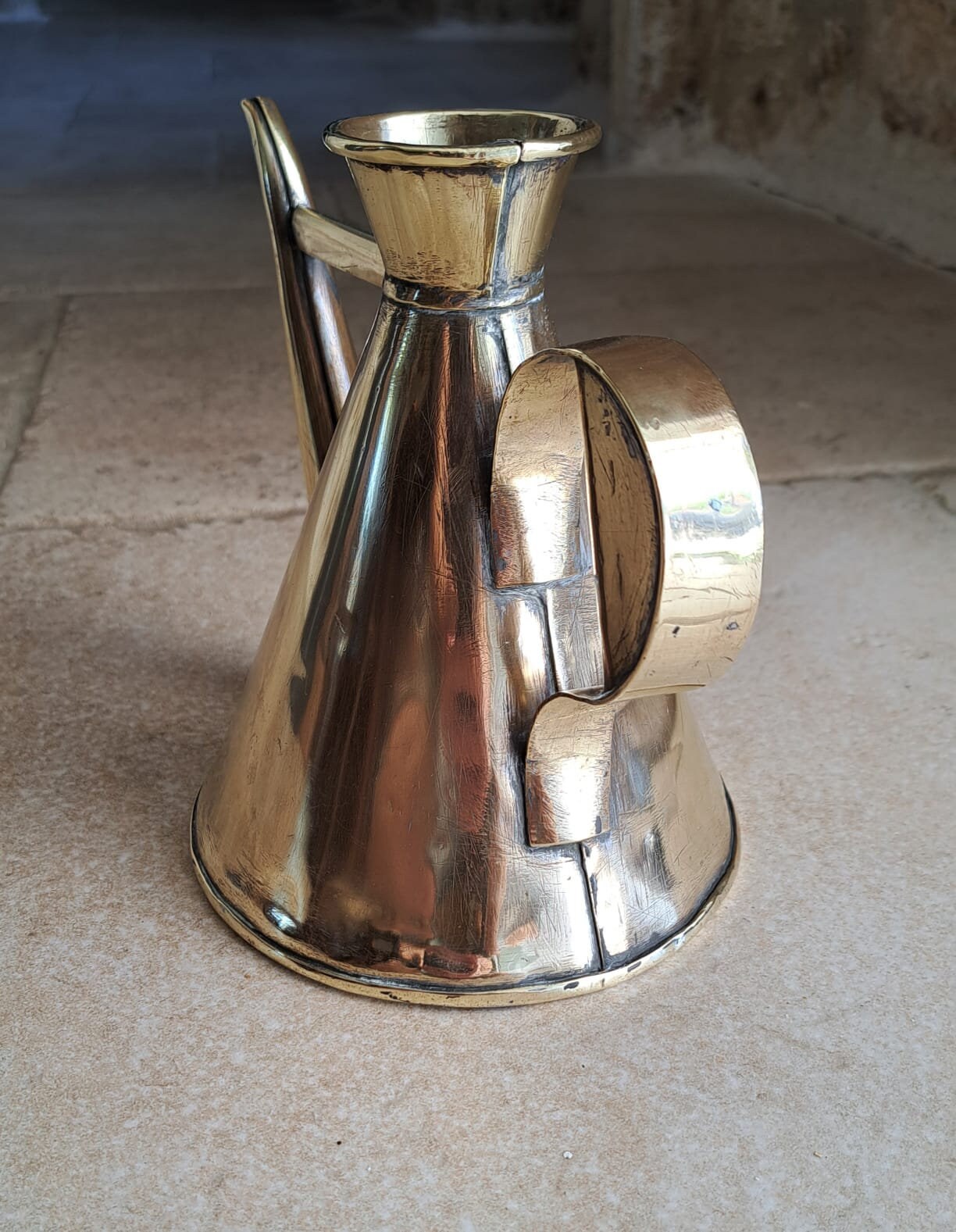 Stunning, Apprentice Made, Antique, French, Brass, Machine, Oil Can - Etsy