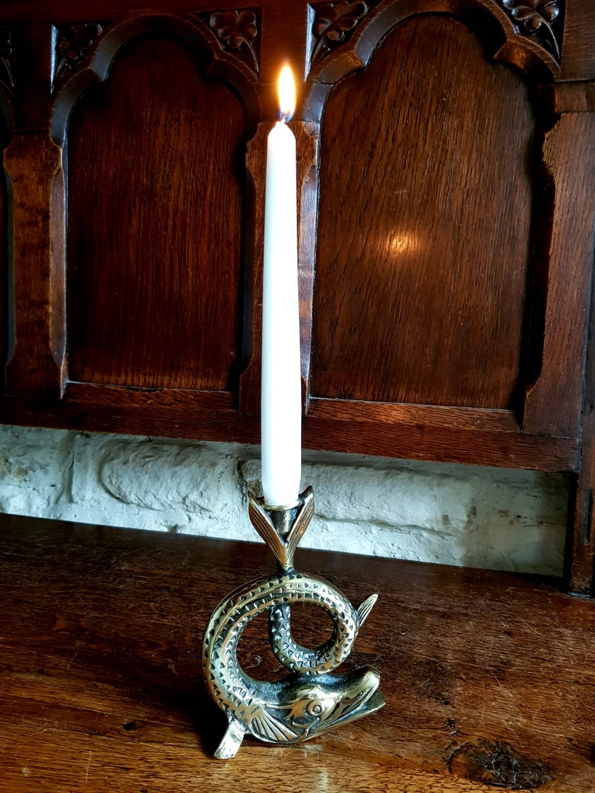 Beautiful, Small, Vintage, French, Bronze, Fish Candlestick - Etsy