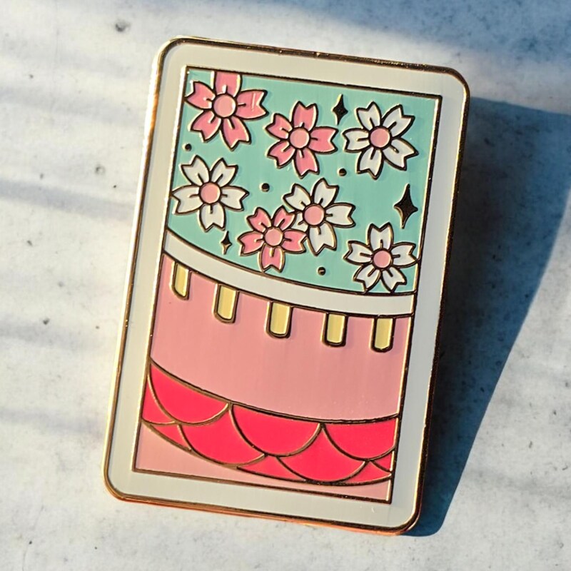 Japanese Style Enamel Pin - Etsy