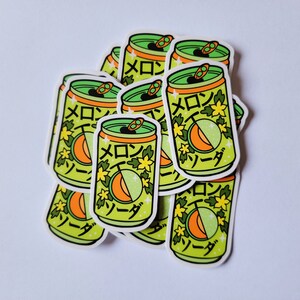 Cute Japanese Soda Can Stickers, Die Cut Skateboard Stickers, Laptop ...