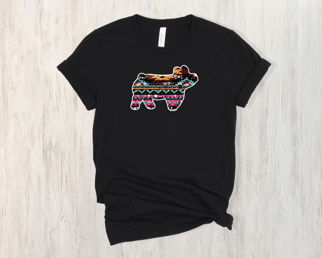 Tribal Pig Silhouette: Western Sublimation Design (digital Download) - Etsy
