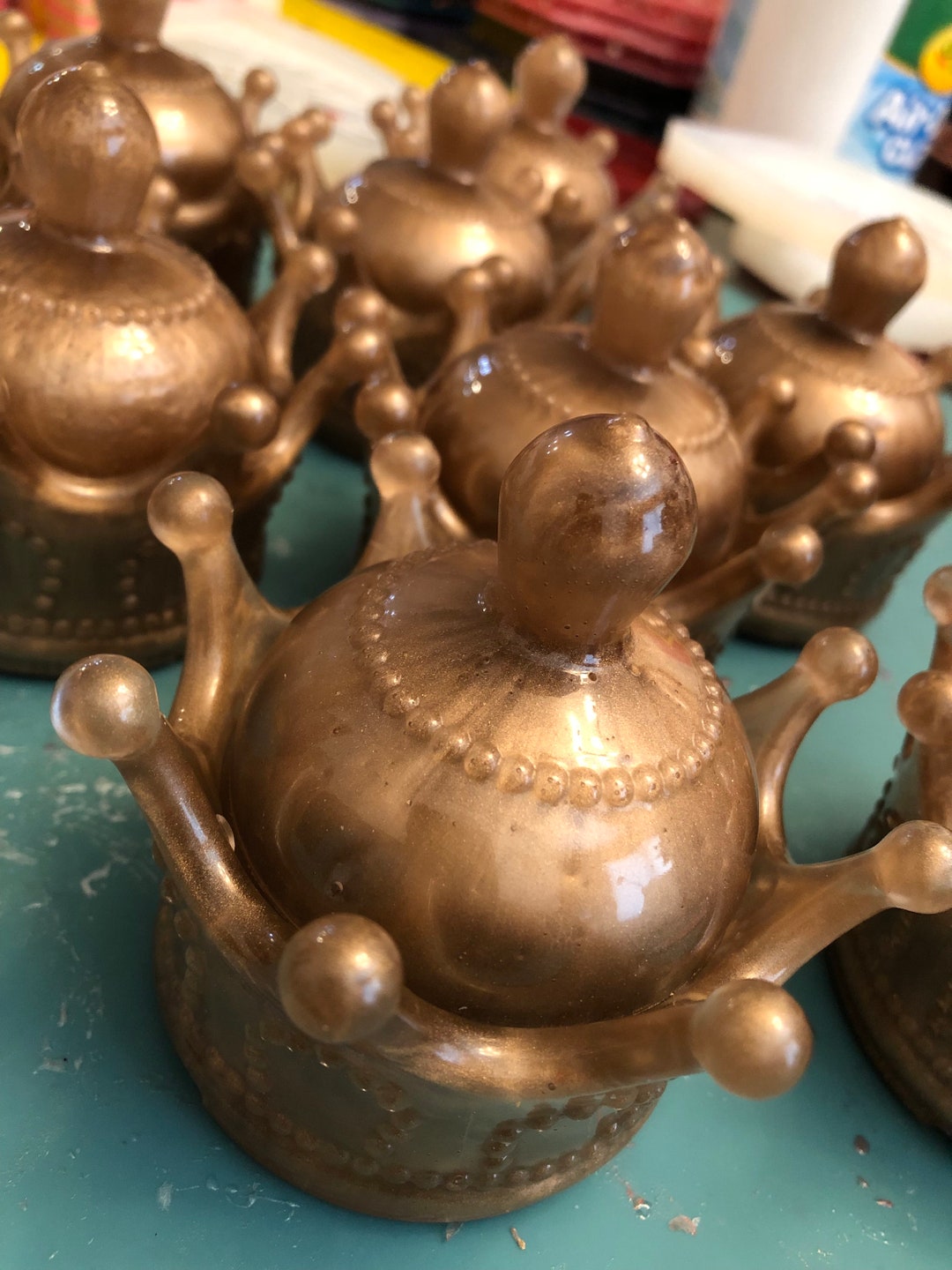 Crown Box - (crown W/top Only) - Crown Container, Ring Holder ...