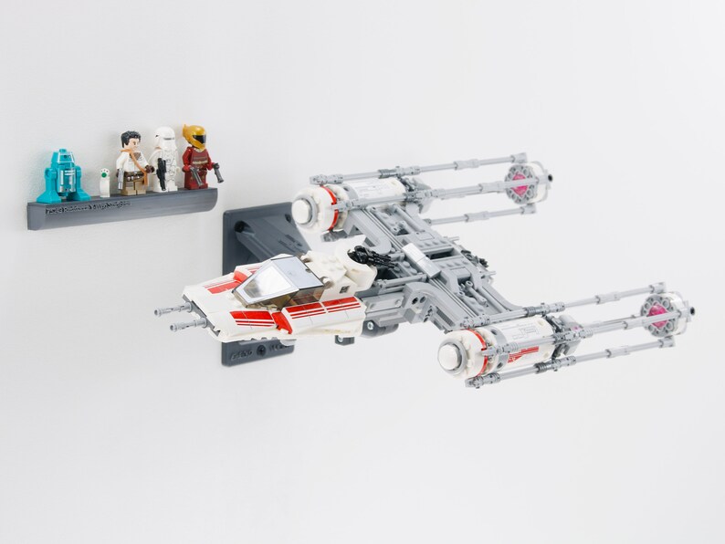 Adjustable Wall Mount for LEGO Resistance Y-wing Starfighter 75249 Star ...