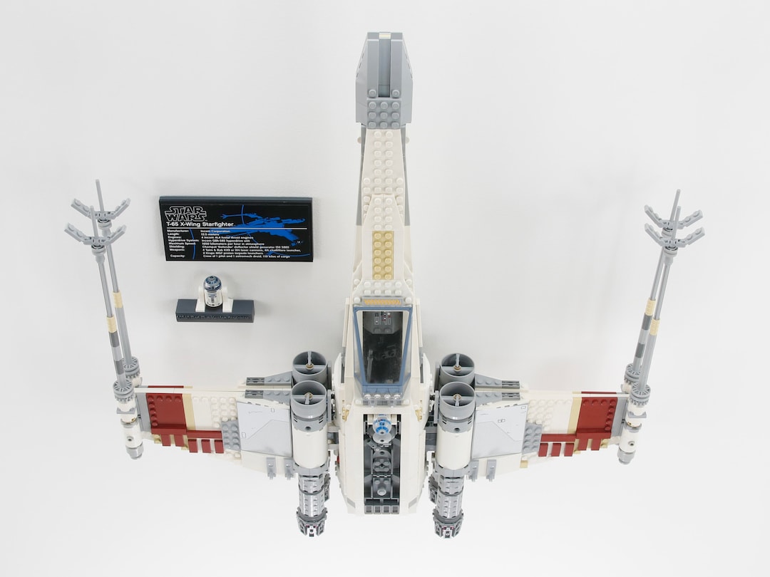 Wall Mount 3of3 for LEGO Red Five X-wing 10240 UCS Star Wars wings ...