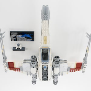 Wall Mount 3of3 for LEGO Red Five X-wing 10240 UCS Star Wars wings ...