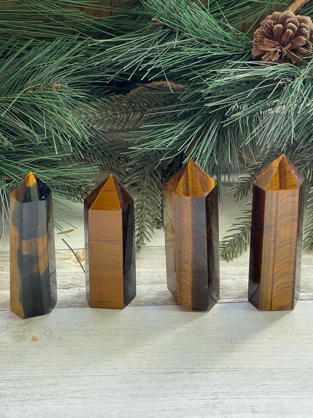 Tigers Eye Crystal Tower, Solar Plexus Chakra, Third Eye Chakra, Tiger ...