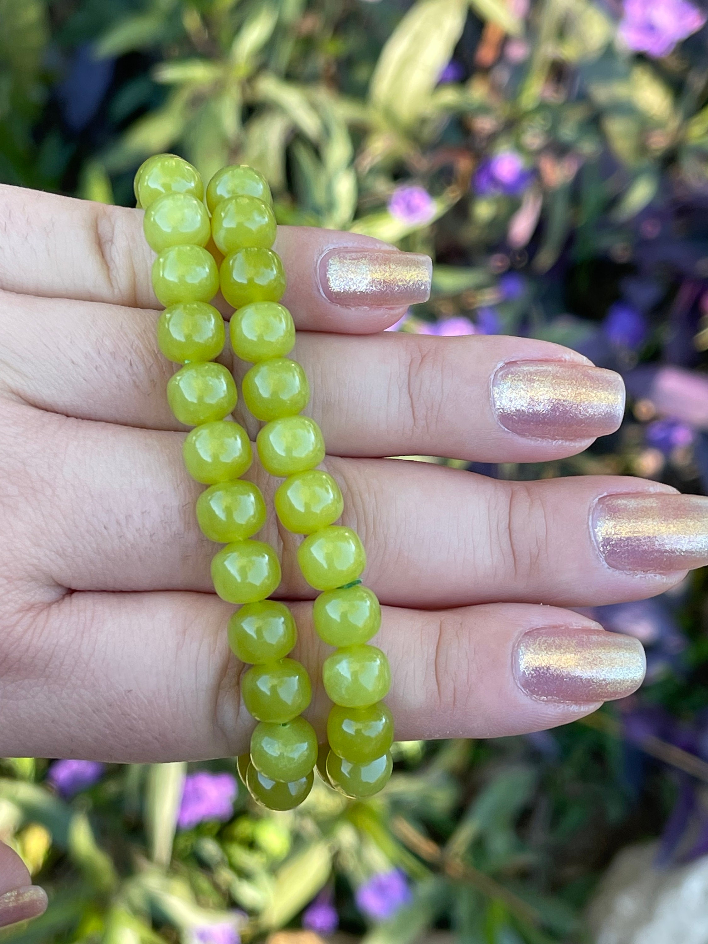 Serpentine Jade Apple Green Serpentine Abacus Style Jade - Etsy