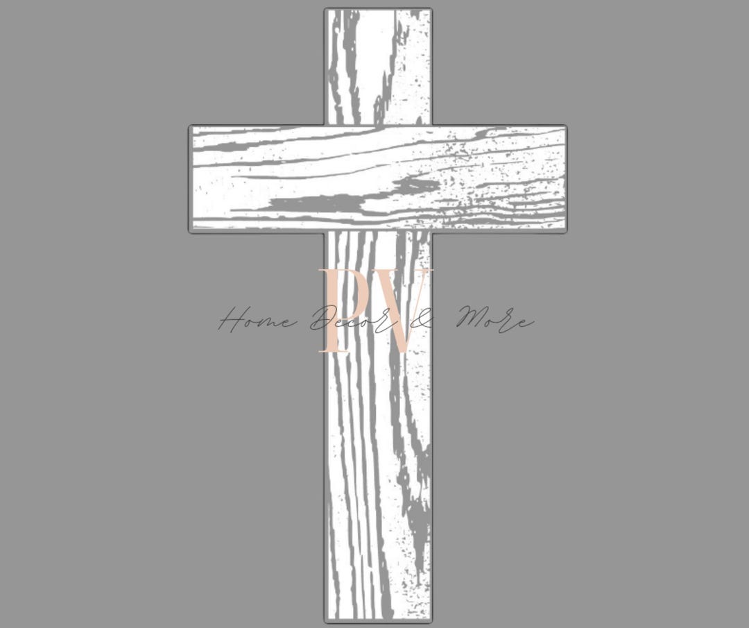 Rustic Cross SVG Laser Cut File: Chalk Couture Transfer (digital ...