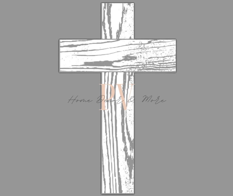 Rustic Cross SVG Laser Cut File: Chalk Couture Transfer (digital ...