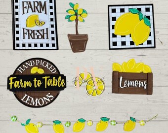 Bold Lemons Pucker up Cutting Board DIY Lemon Project Laser Cut Lemons ...