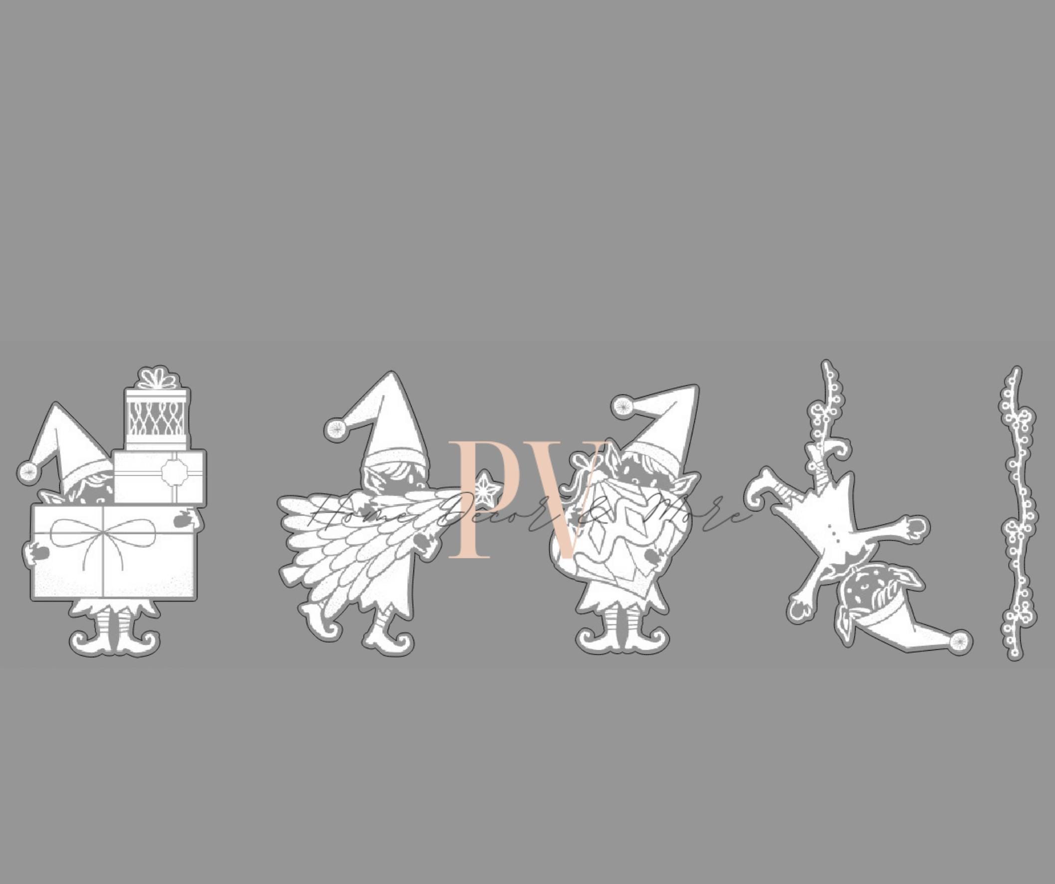 Santa's Elves SVG Laser Cut File - Chalk Couture (digital Download) - Etsy