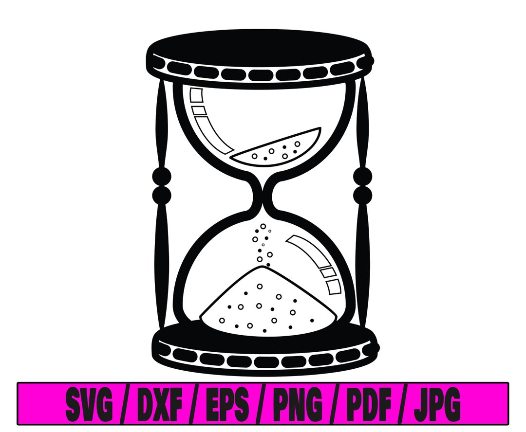 Hourglass Svg, Glass Svg, Hour Svg, Glass Svg, Svg Cut File, Time Svg ...